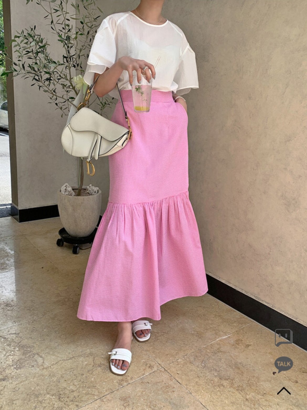 Alice checka skirt | MERCI Trading Hours Weekdays10 am